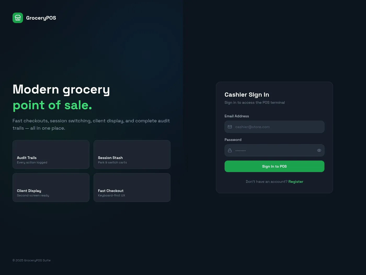 Grocery POS Suite