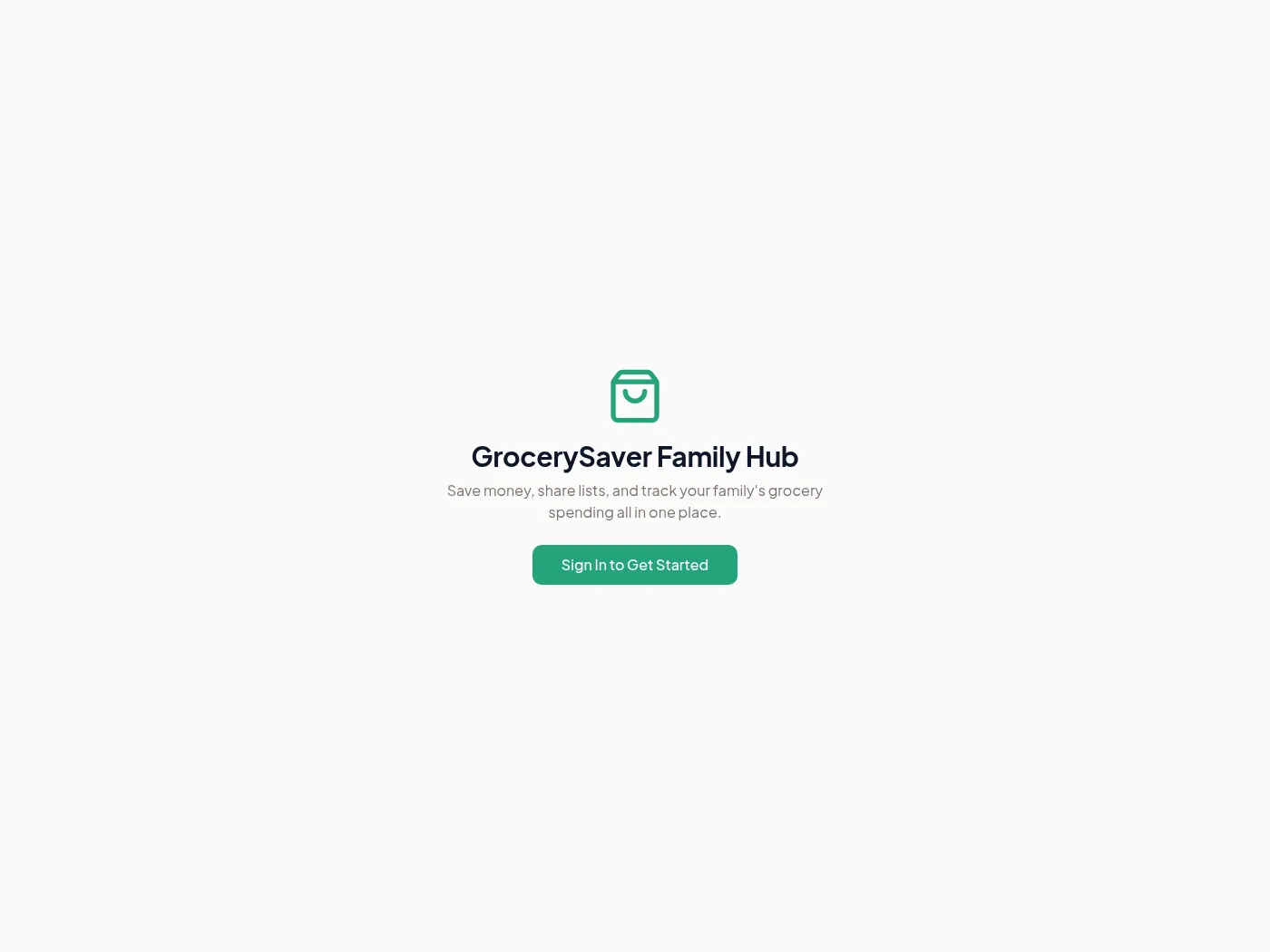 GrocerySaver Family Hub