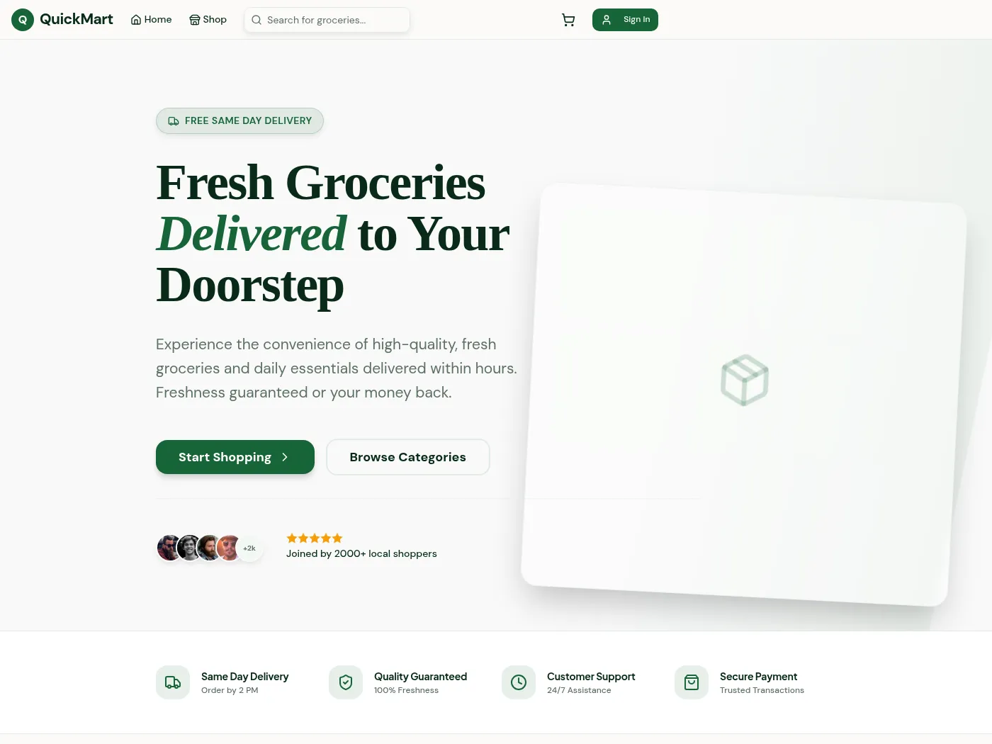 QuickMart Grocery Shop