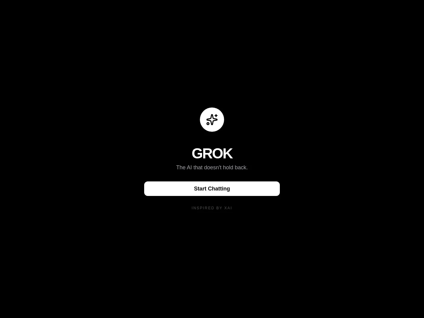 Grock Style AI Chat