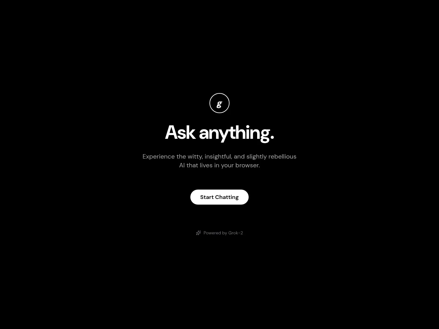 Grok Web Clone