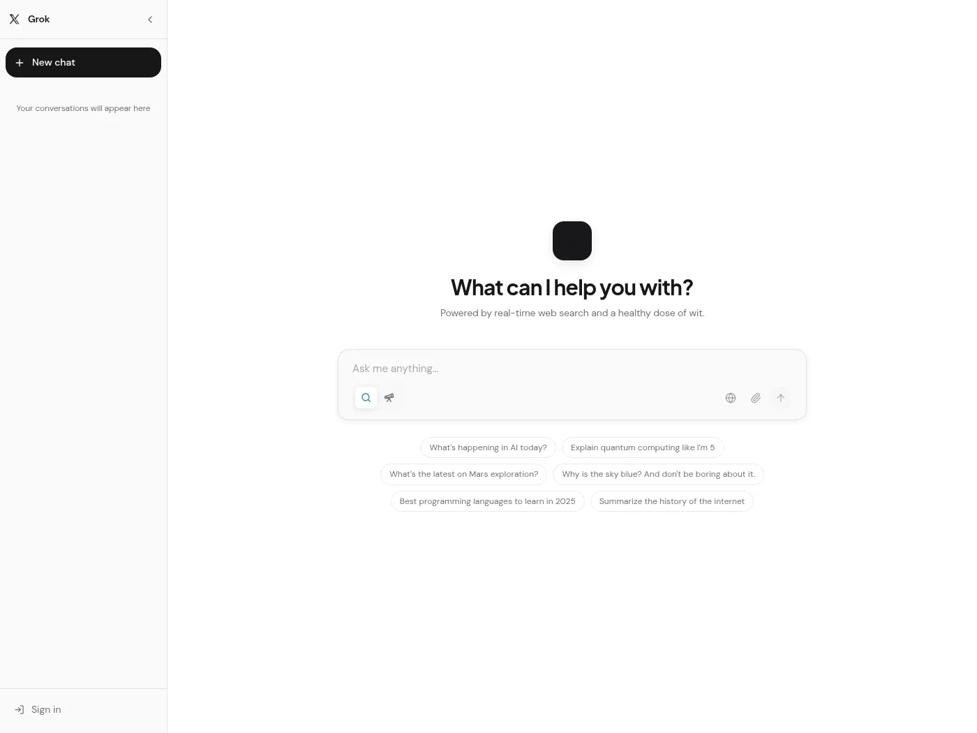 Grok AI Chatbot