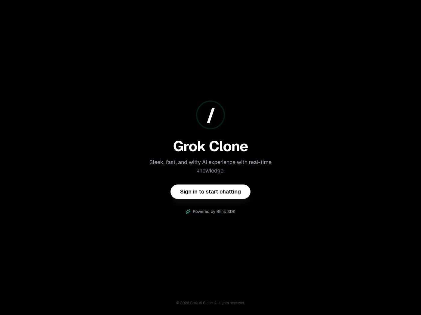 Grok AI Clone