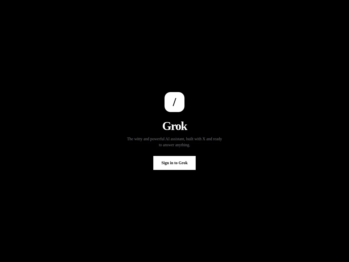 Grok AI Clone