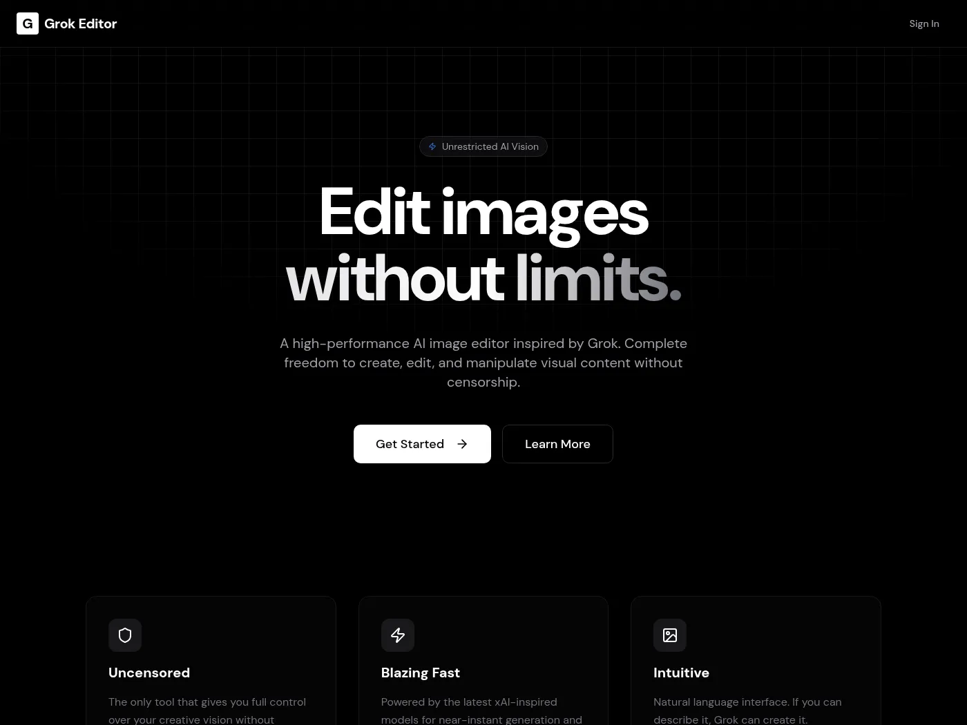 Grok AI Image Editor