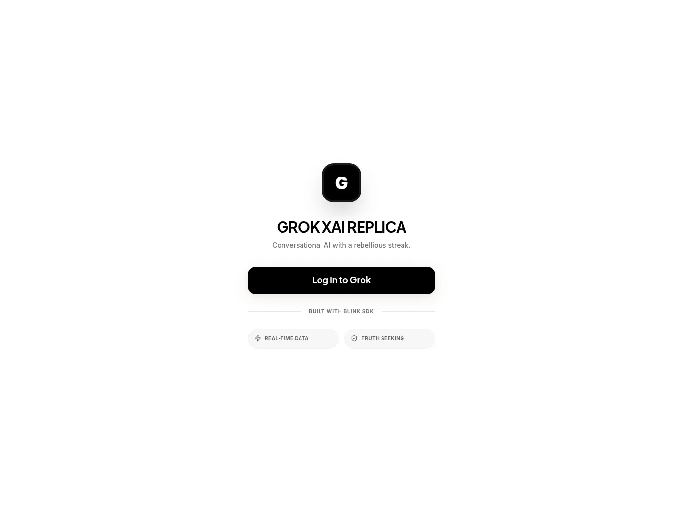 Grok AI Replica