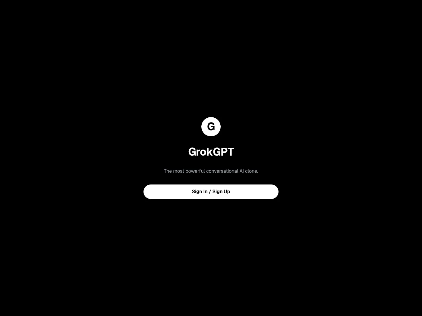GrokGPT Web Clone