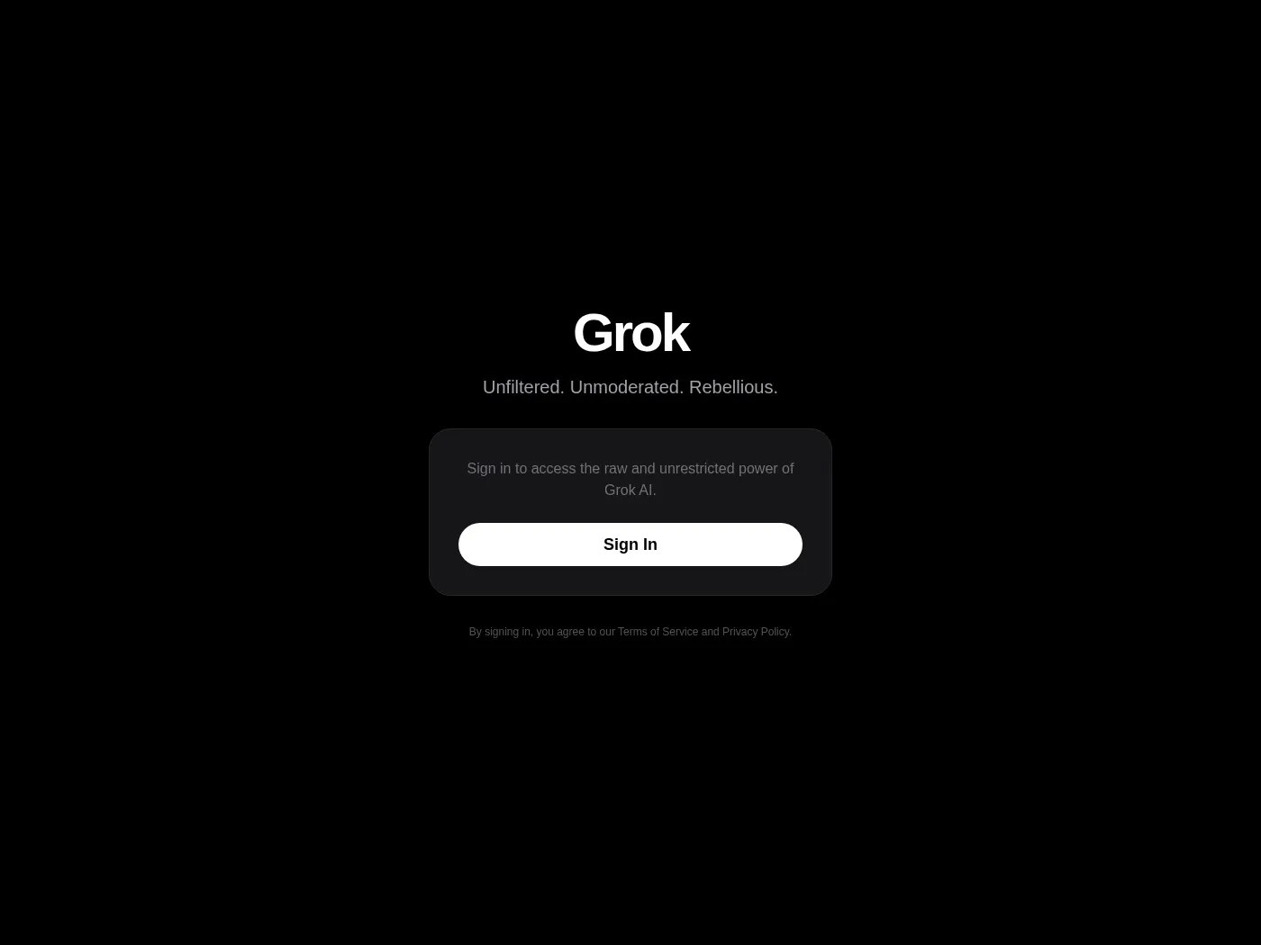 Grok Clone Unmoderated