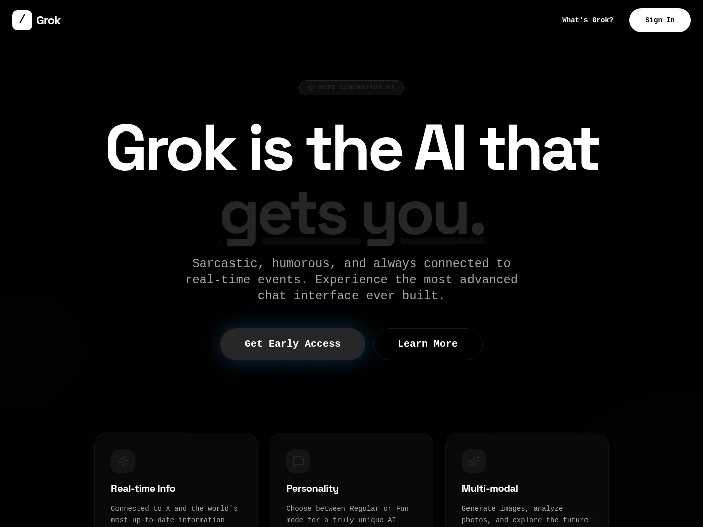 Grok AI Clone