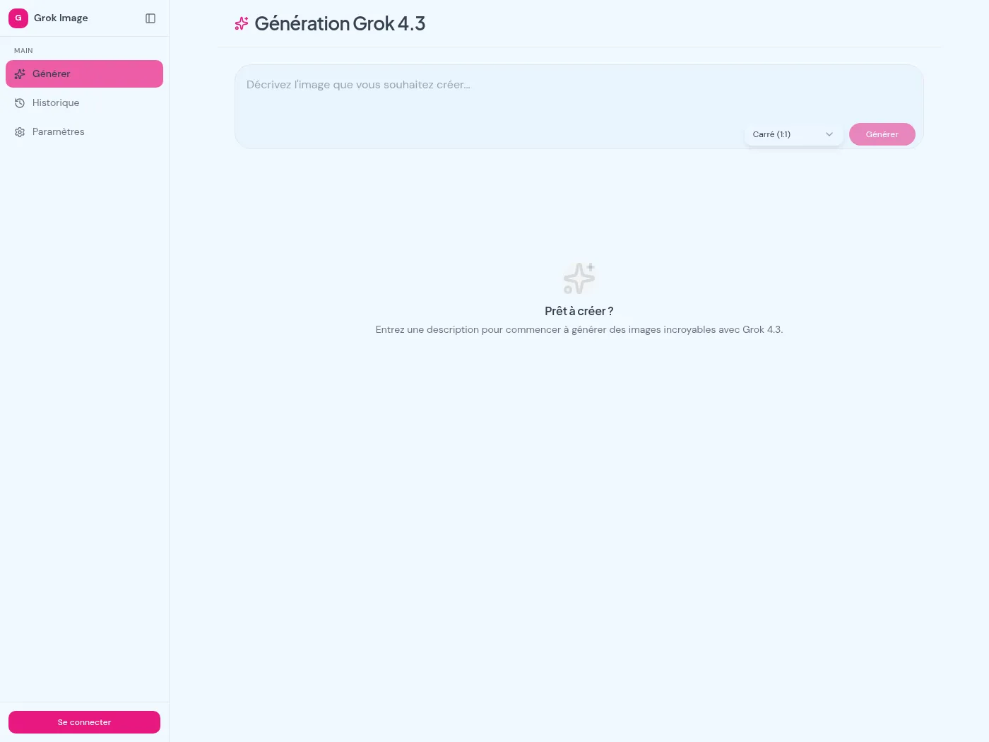 Grok 4.3 Image Clone