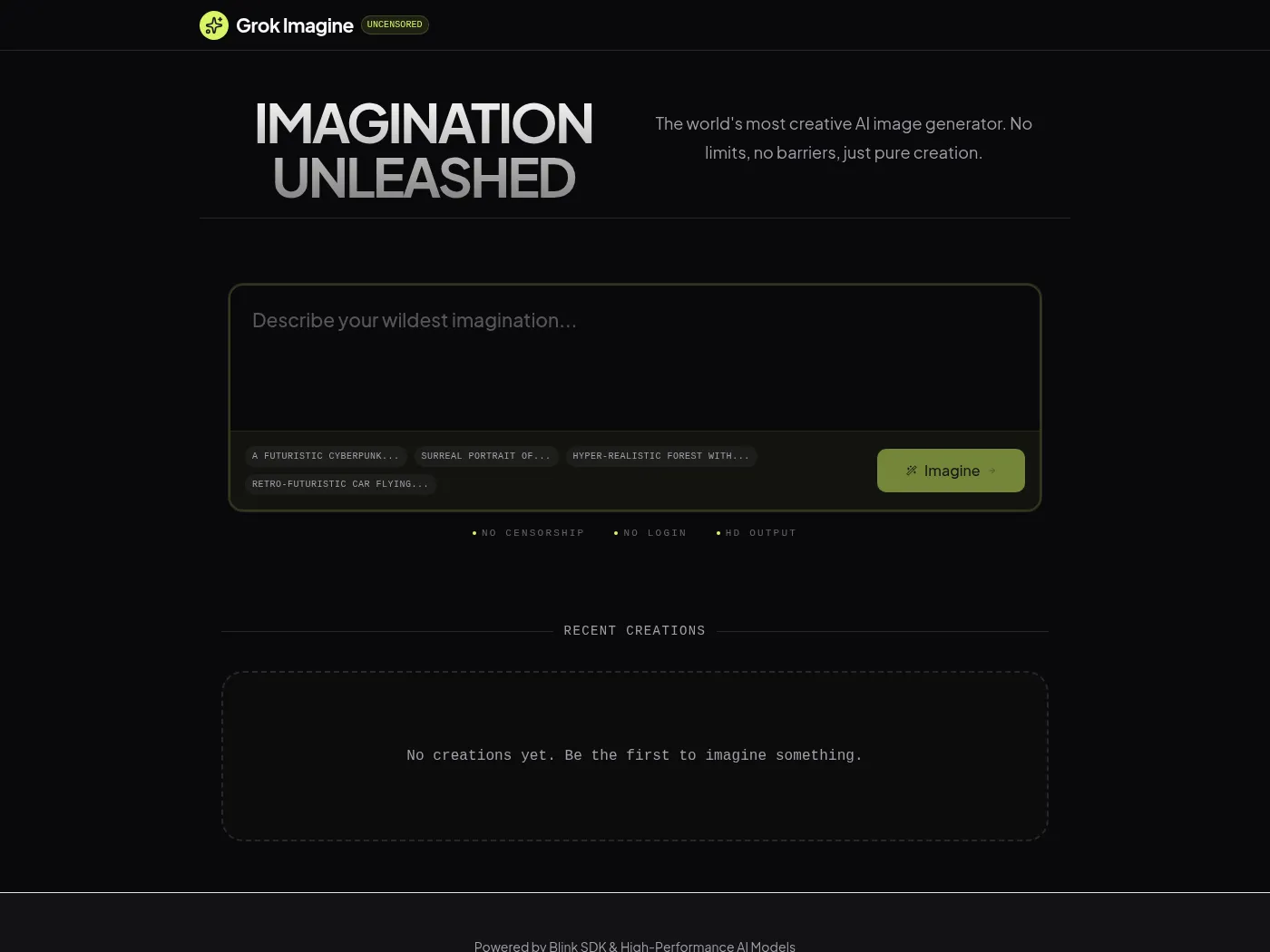 Grok Imagine Uncensored