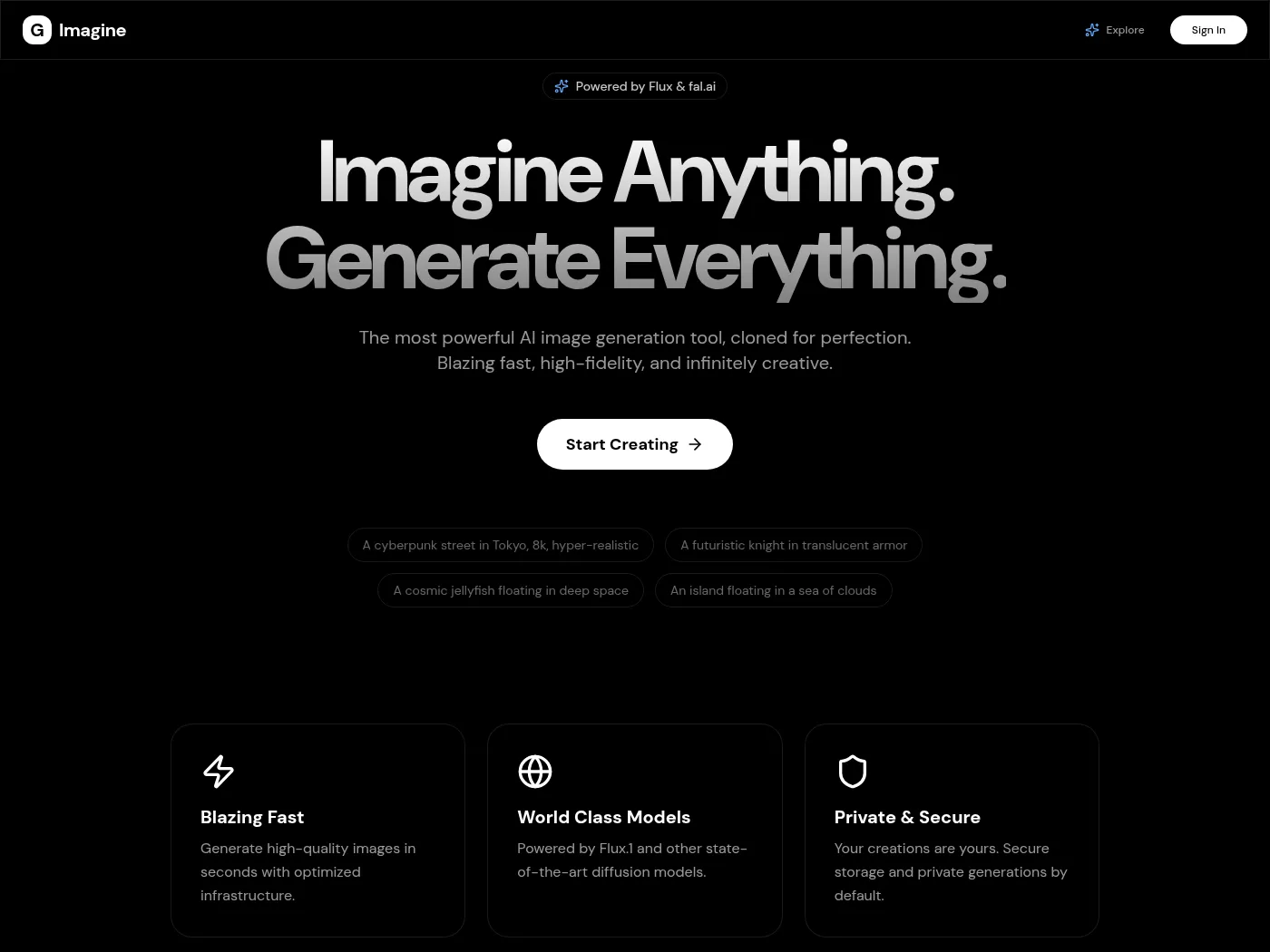 Grok Imagine Clone