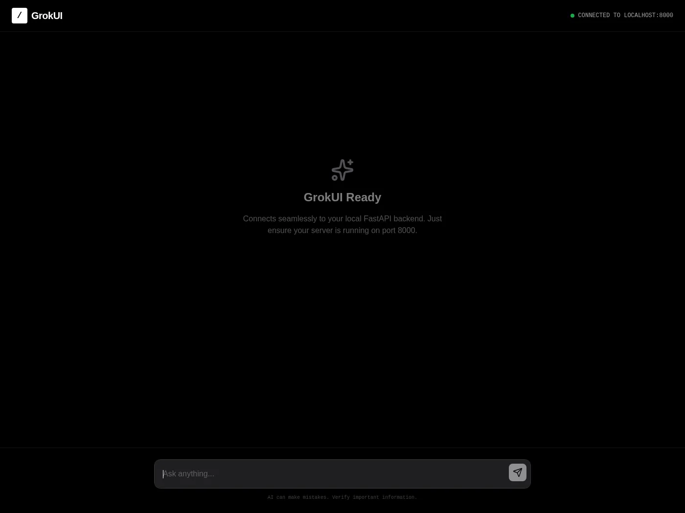 GrokUI Chat Web