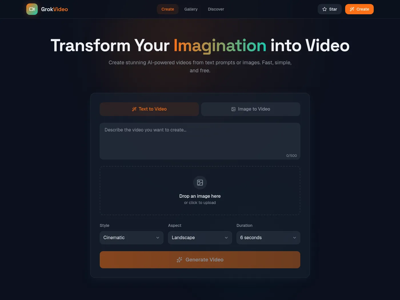 Grok Video Clone