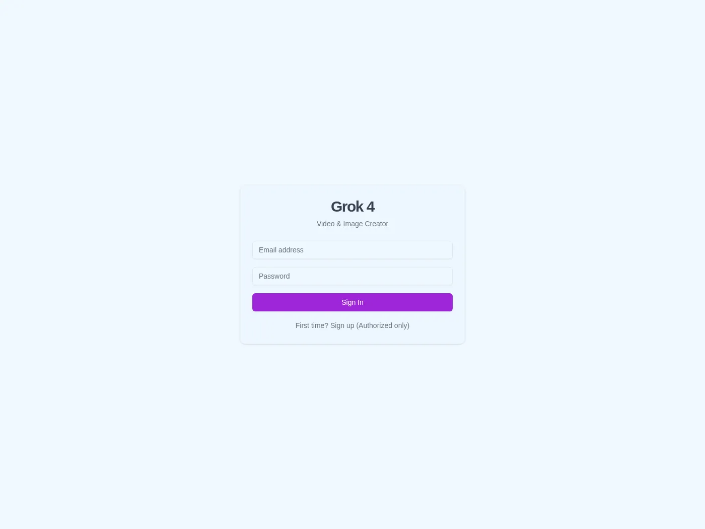 Grok 4 AI Video Creator