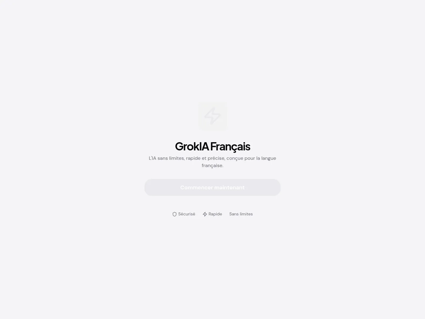 GrokIA Français Illimité