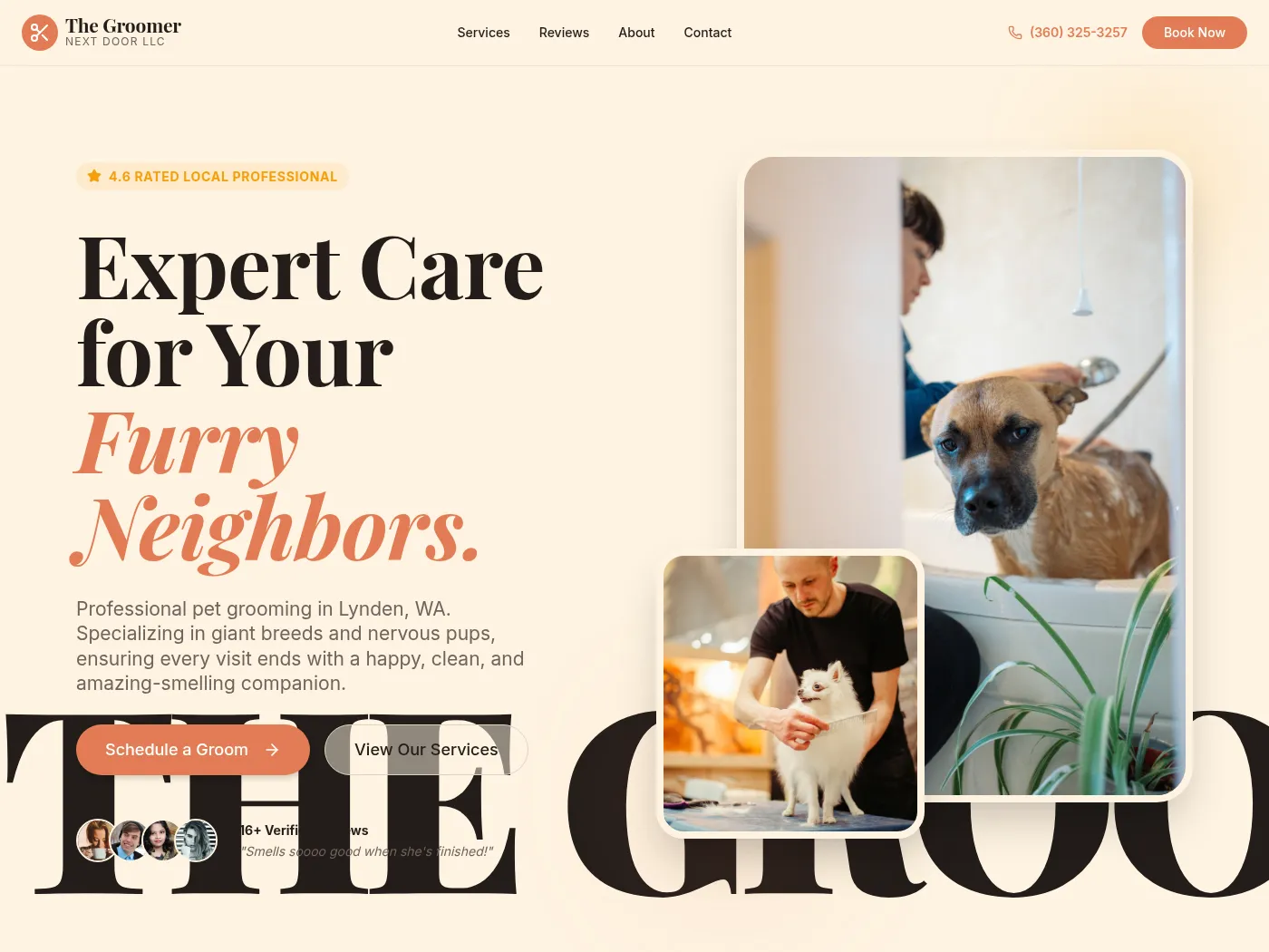 Groomer Next Door Website