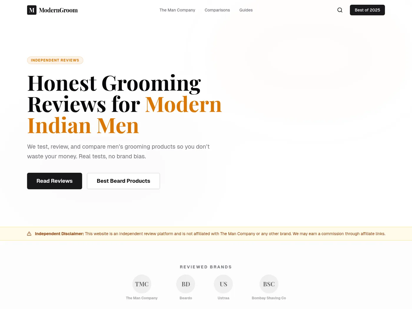 Modern Men’s Grooming Reviews