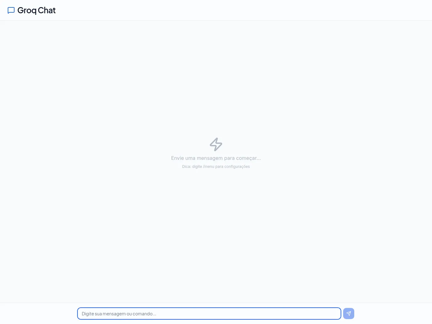 Groq One-File Chat