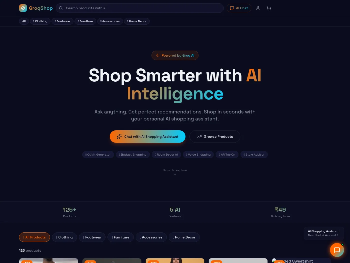 GroqShop AI Platform
