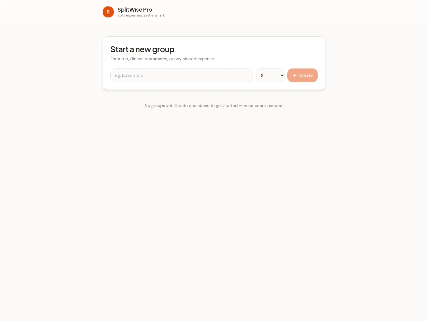 SplitWise Pro