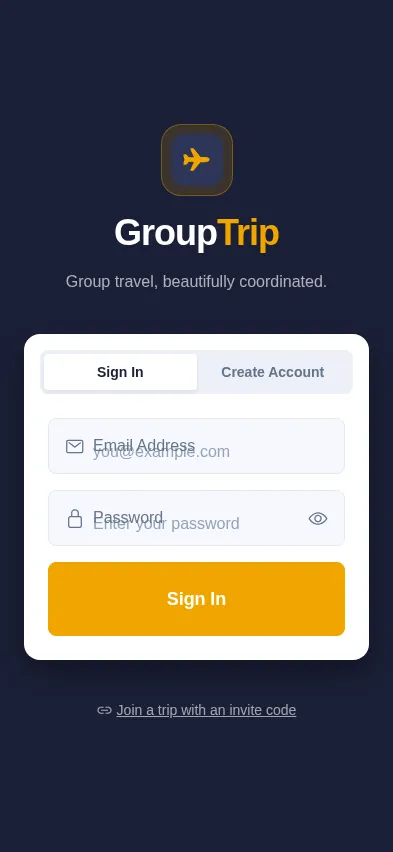 GroupTrip Logistics
