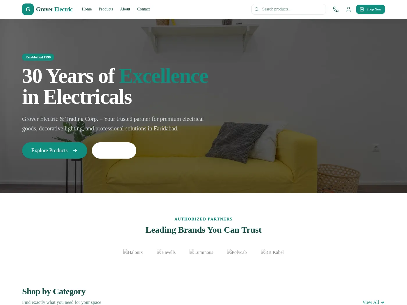 Grover Electric E-Store