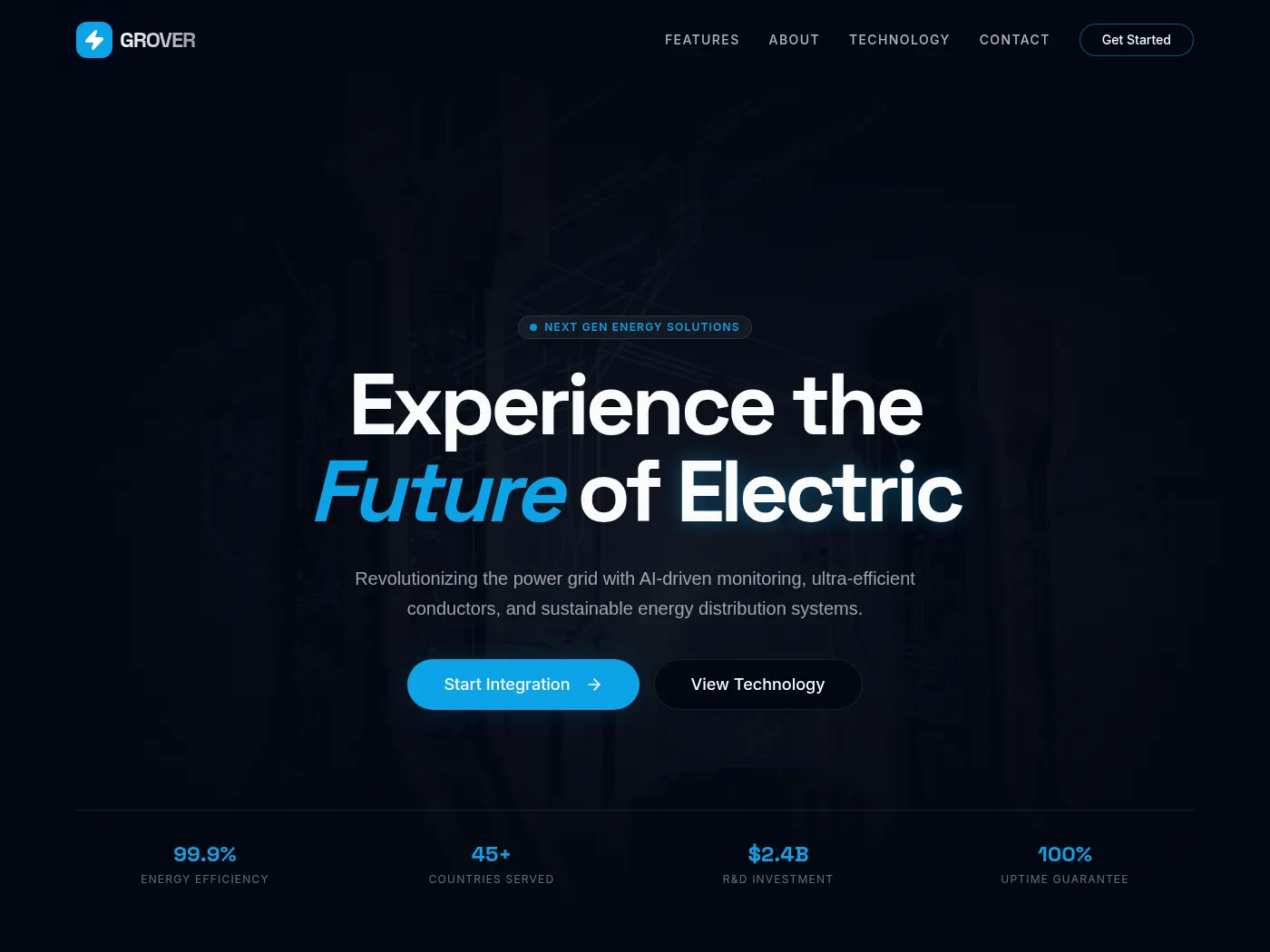Grover Electric Landing