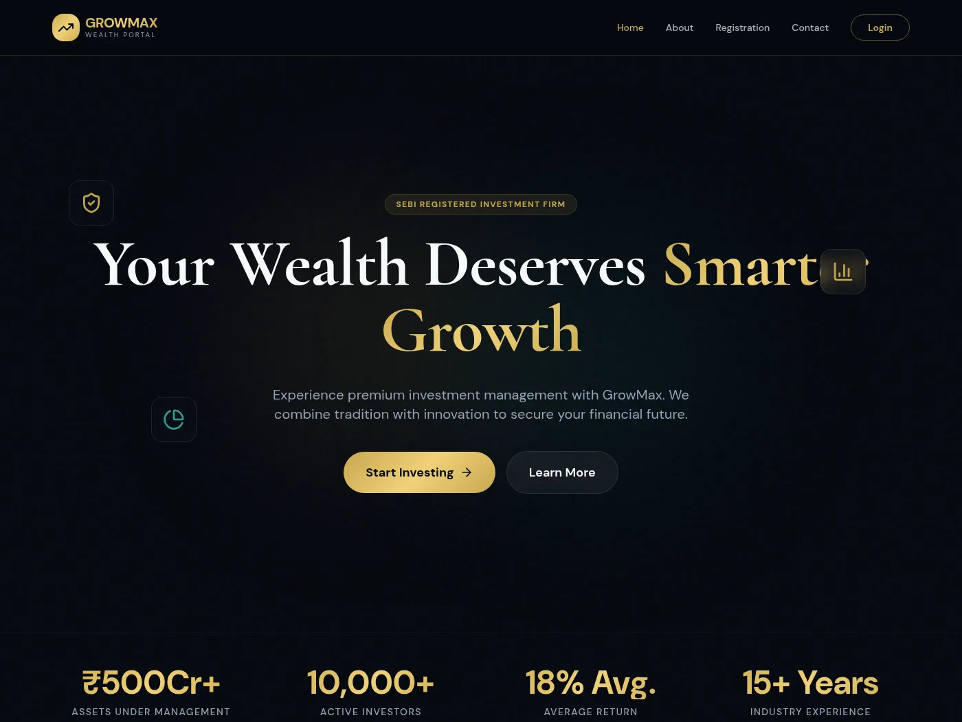 GrowMax Wealth Portal
