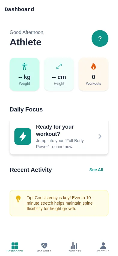 GrowStrong Fitness App