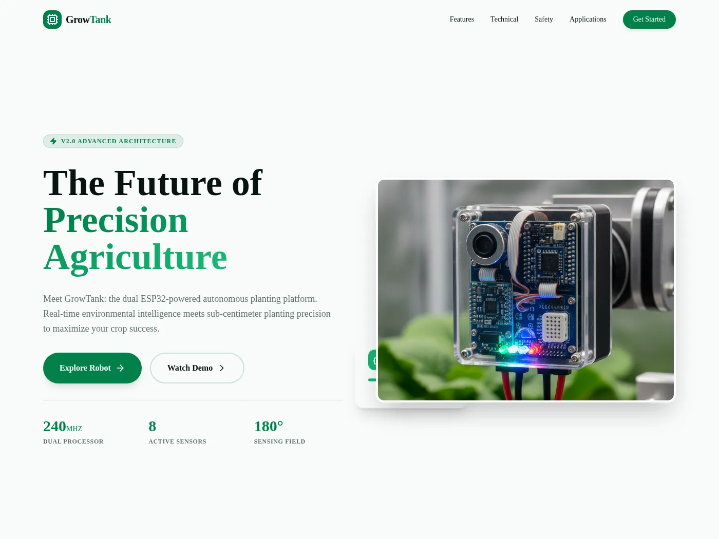 GrowTank Robot Showcase