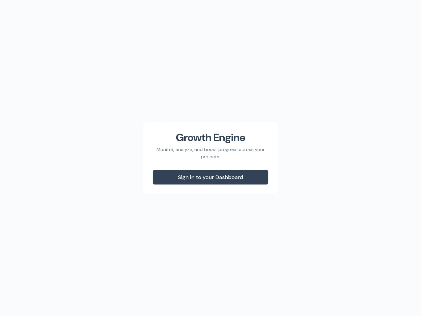 Growth Engine Tracker