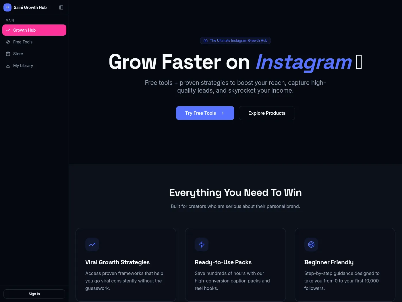 Saini Growth Hub