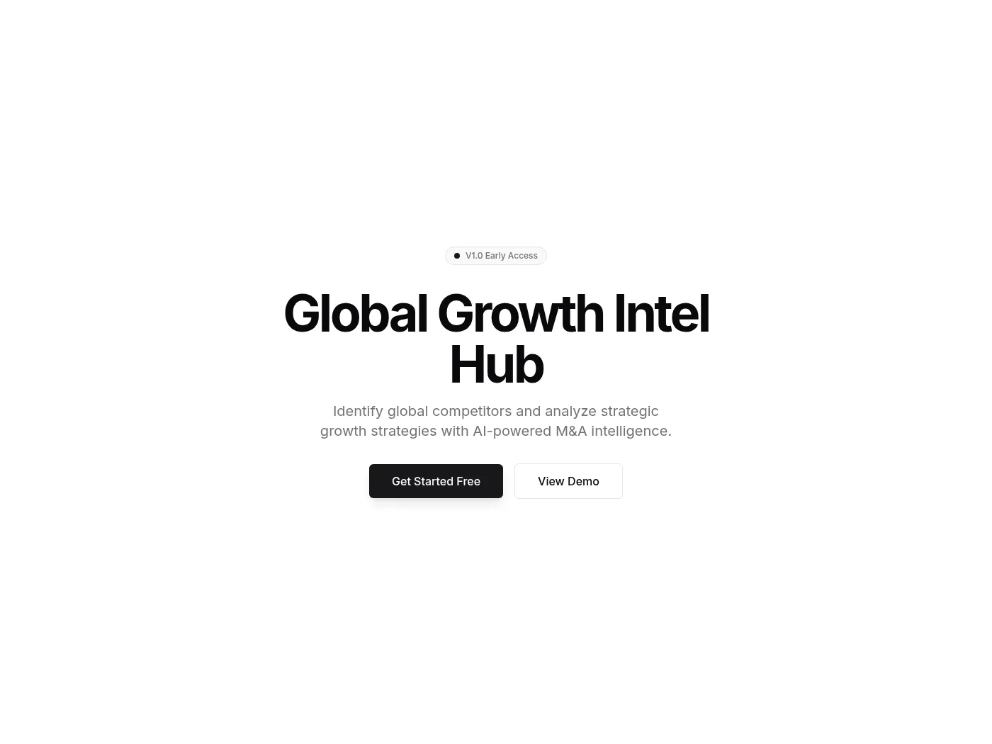 Global Growth Intel Hub