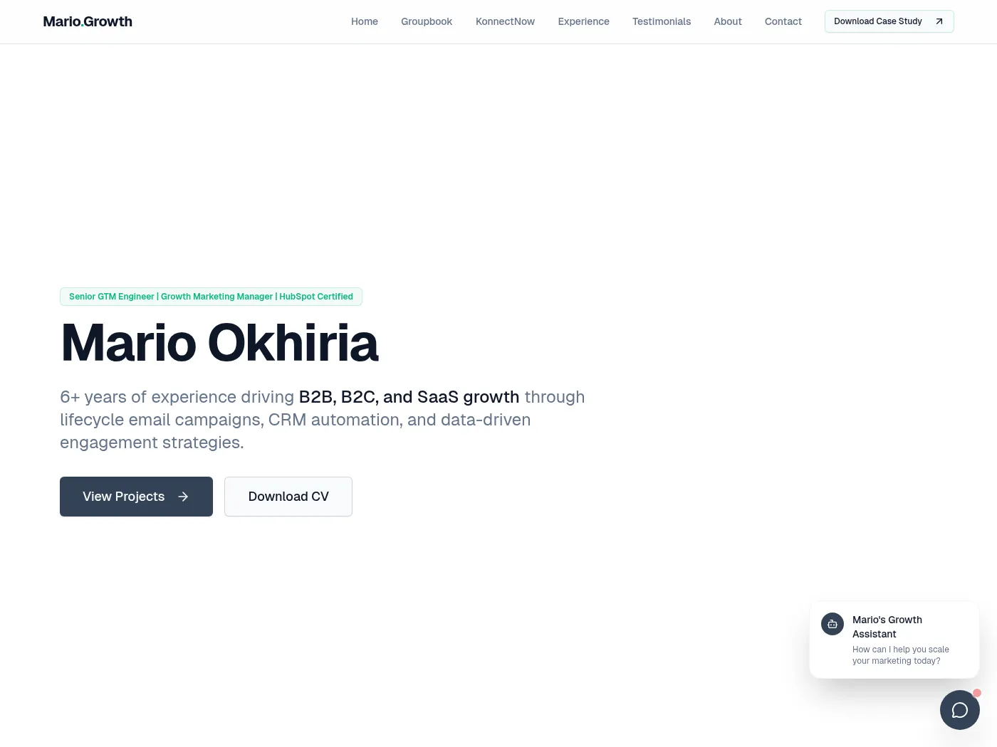 GrowthMarketer Portfolio