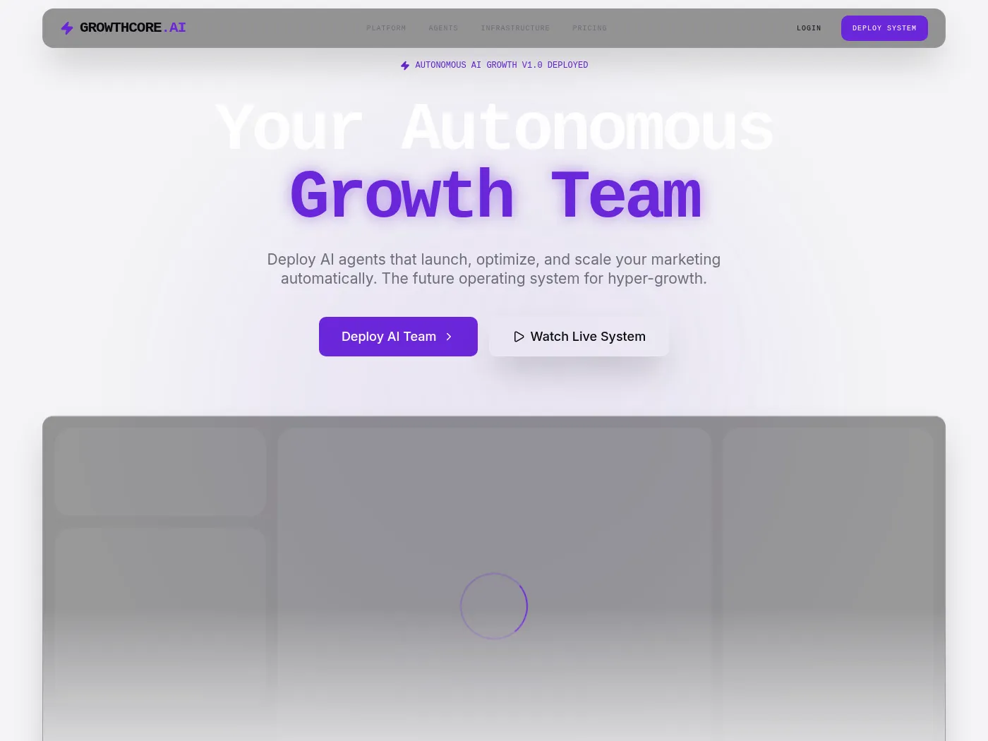 GROWTHCORE AI Platform
