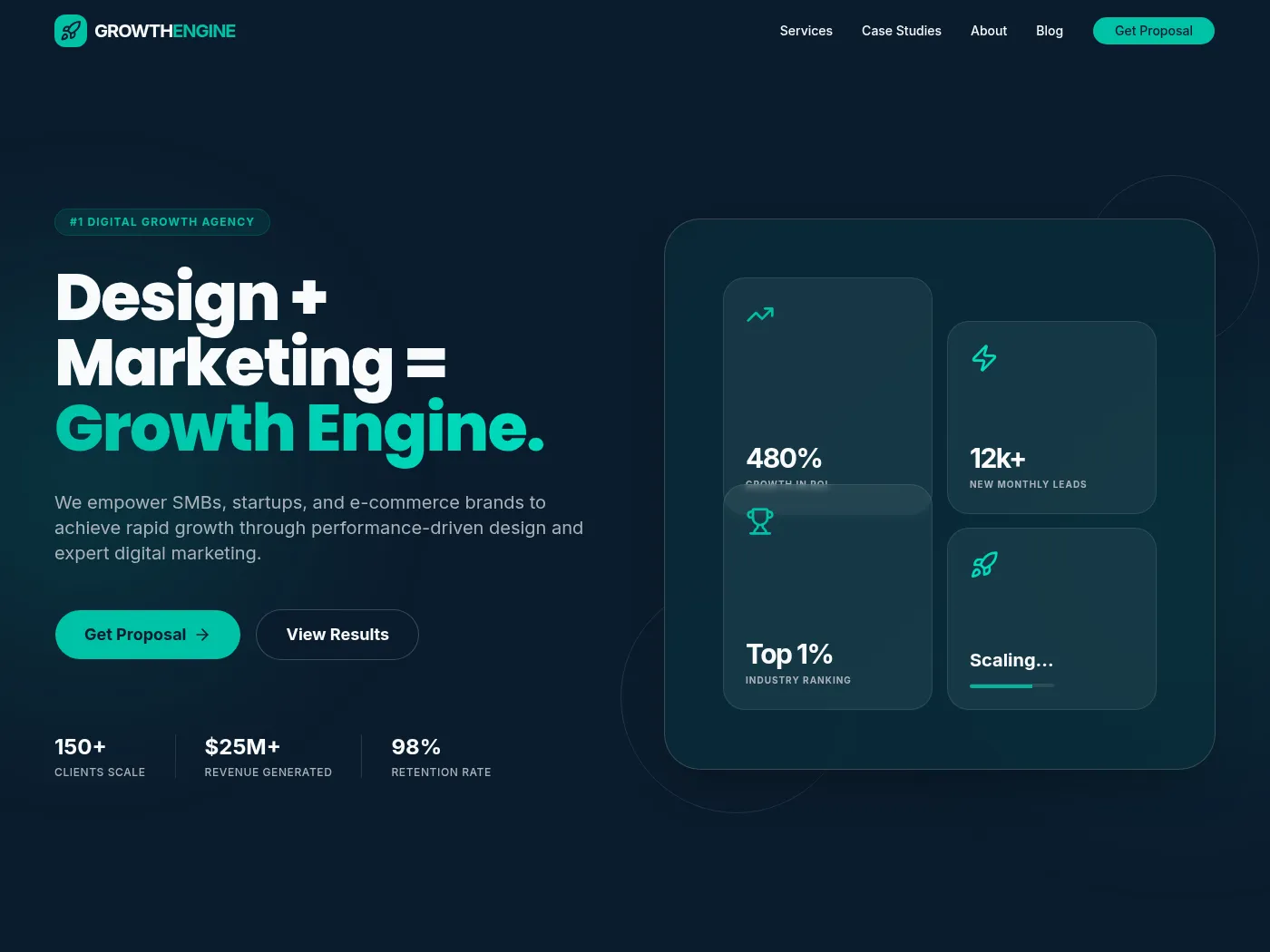 GrowthEngine Agency Site