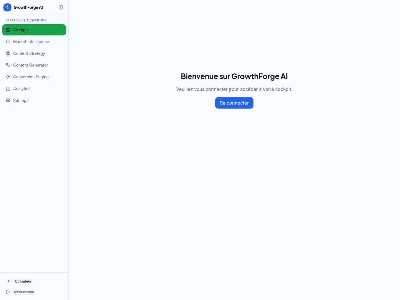 GrowthForge AI Platform