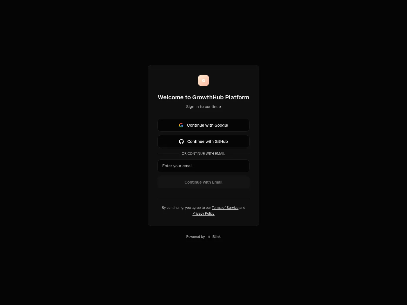 GrowthHub Platform