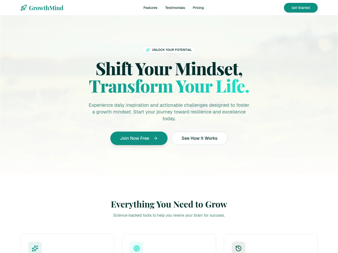 GrowthMindset Booster