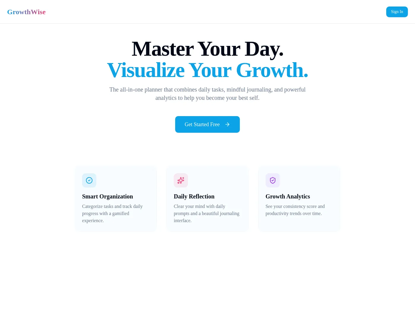 GrowthWise Planner