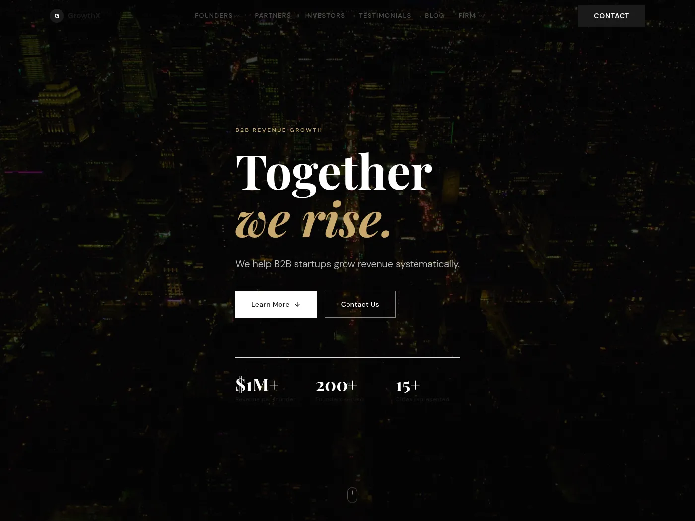 GrowthX Website Clone