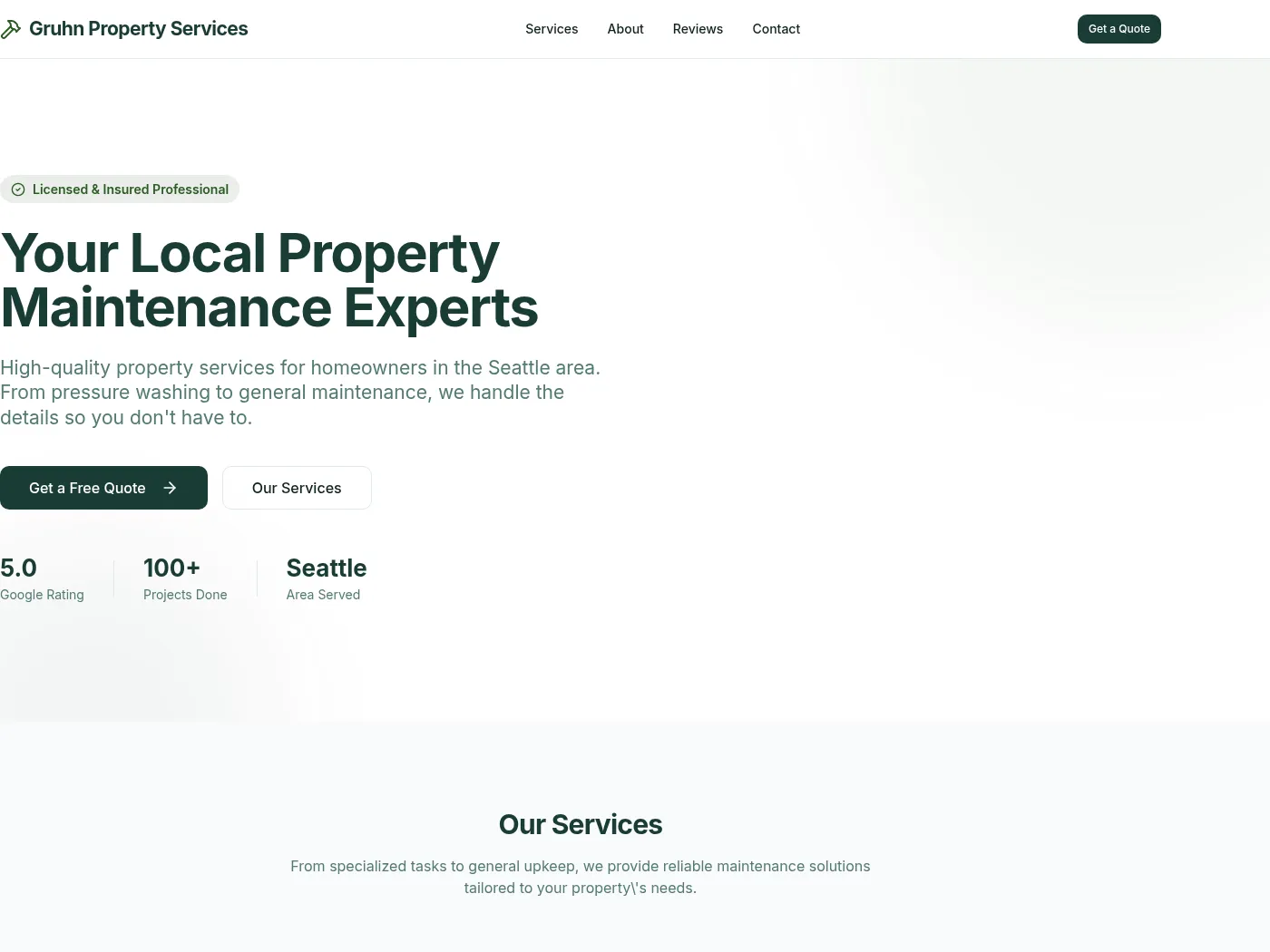 Gruhn Property Website