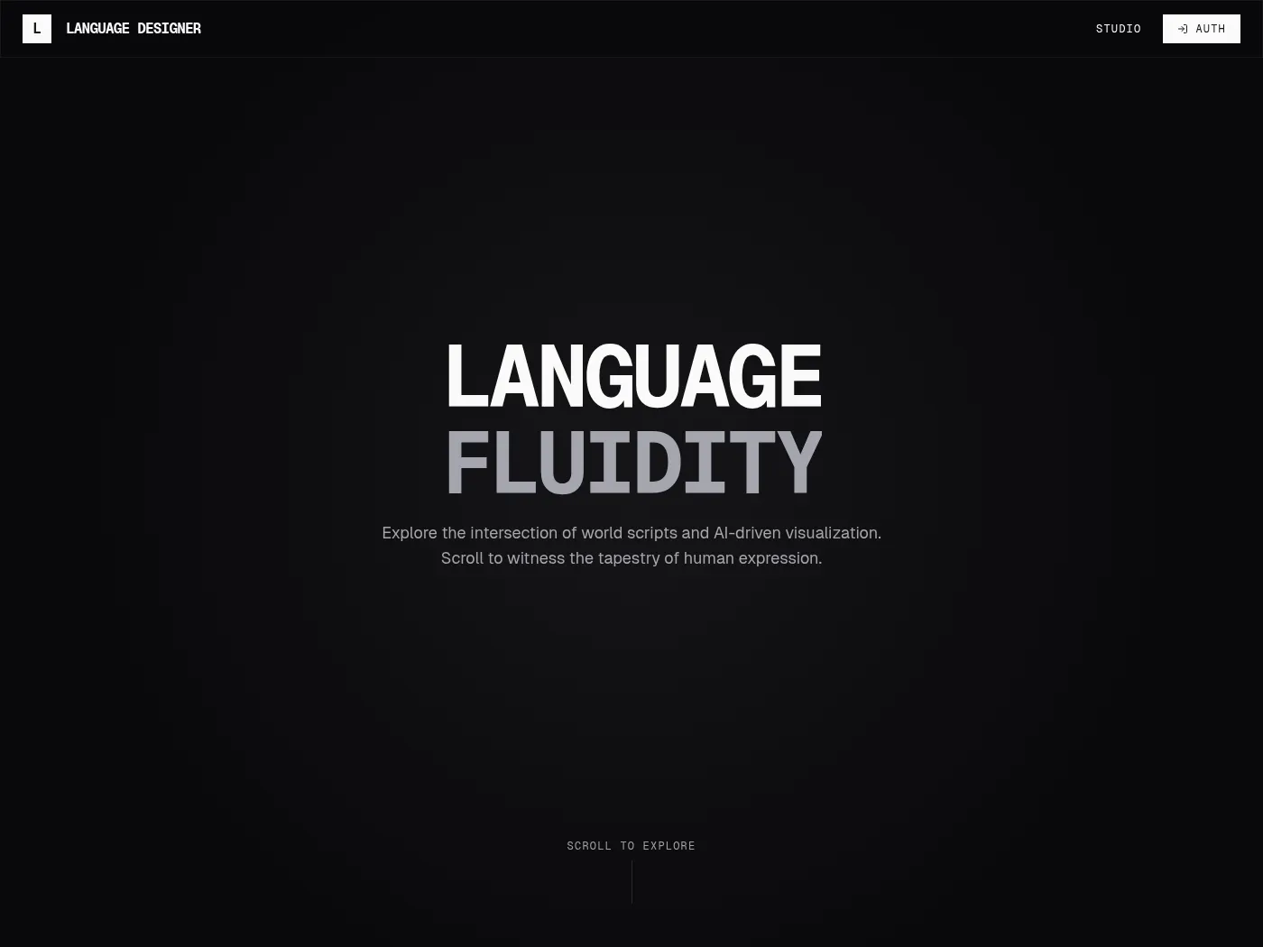Interactive Language Tee Designer