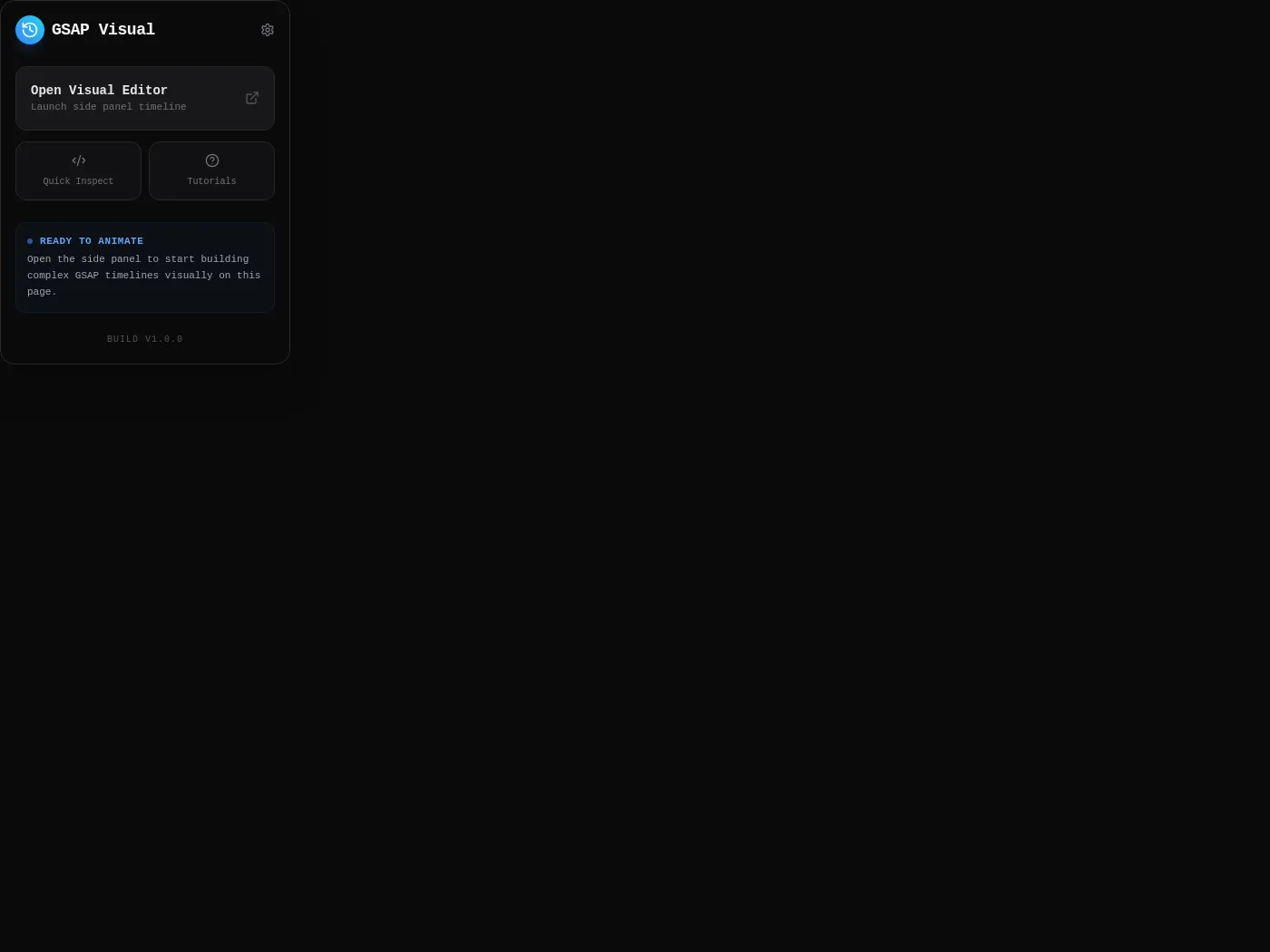GSAP Visual Editor
