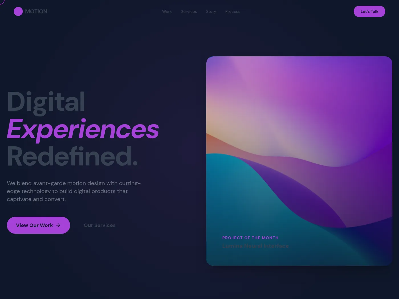GSAP Motion Site