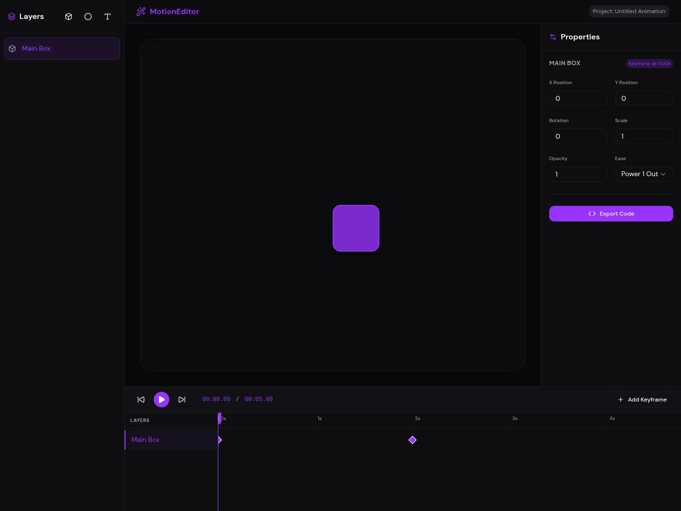 GSAP Visual Editor