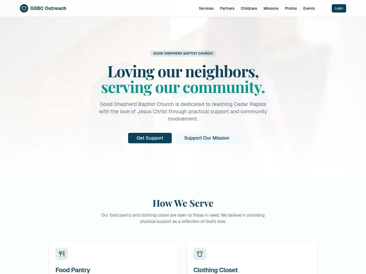 Shepherd Community Outreach Page