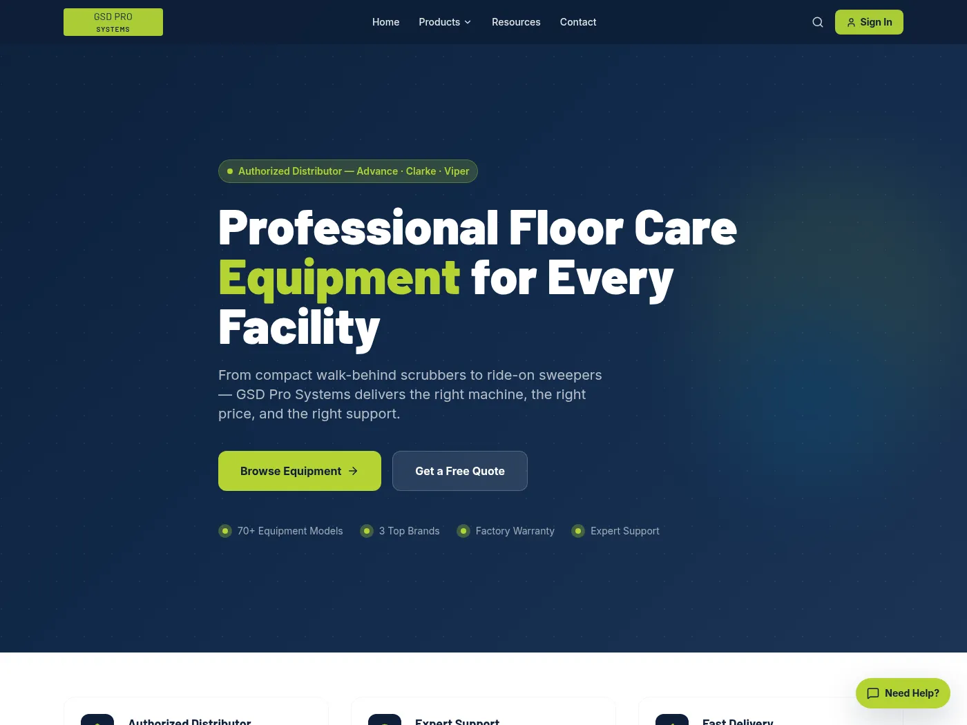 GSD Pro Catalog Site