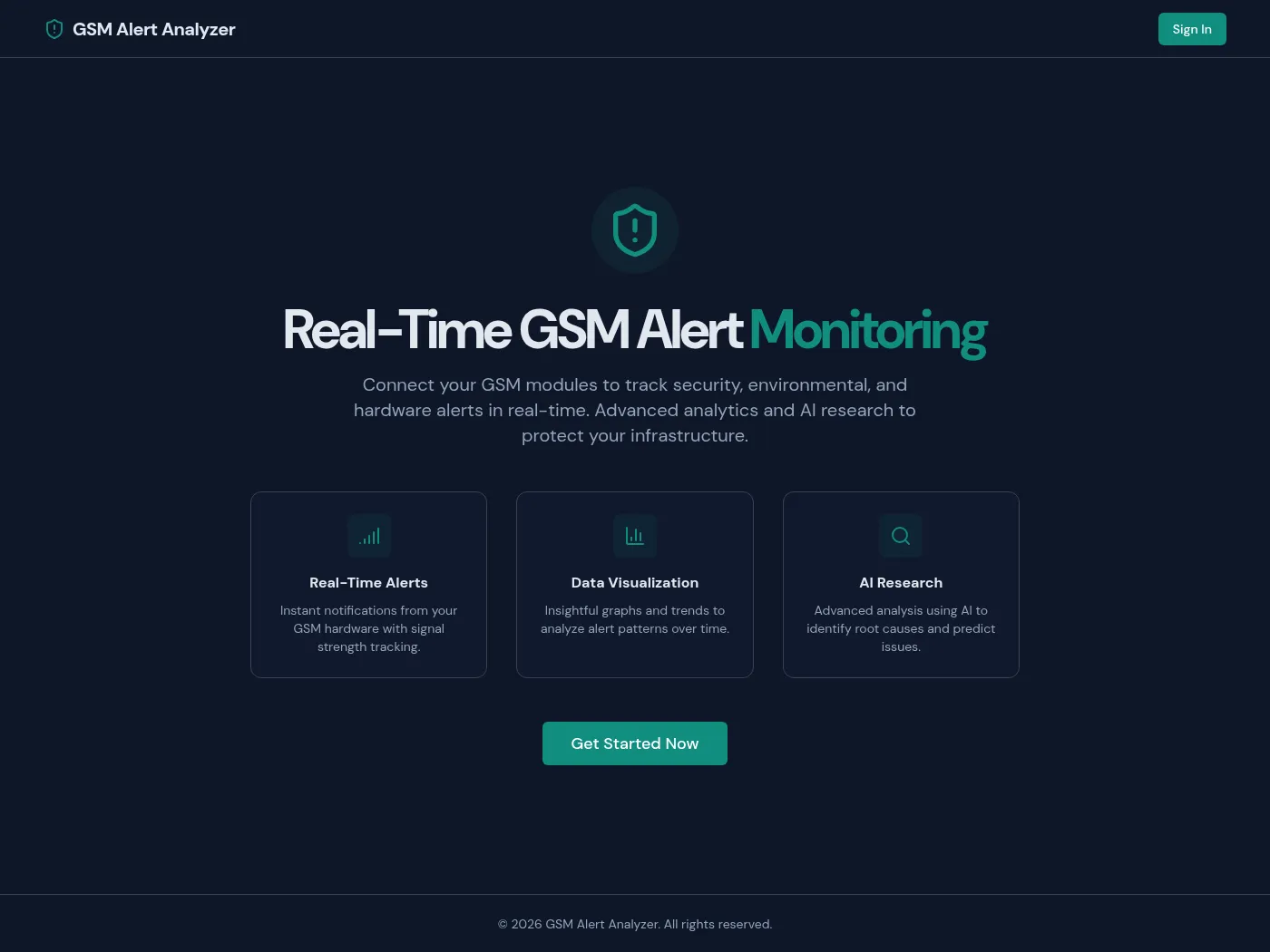 GSM Alert Analyzer